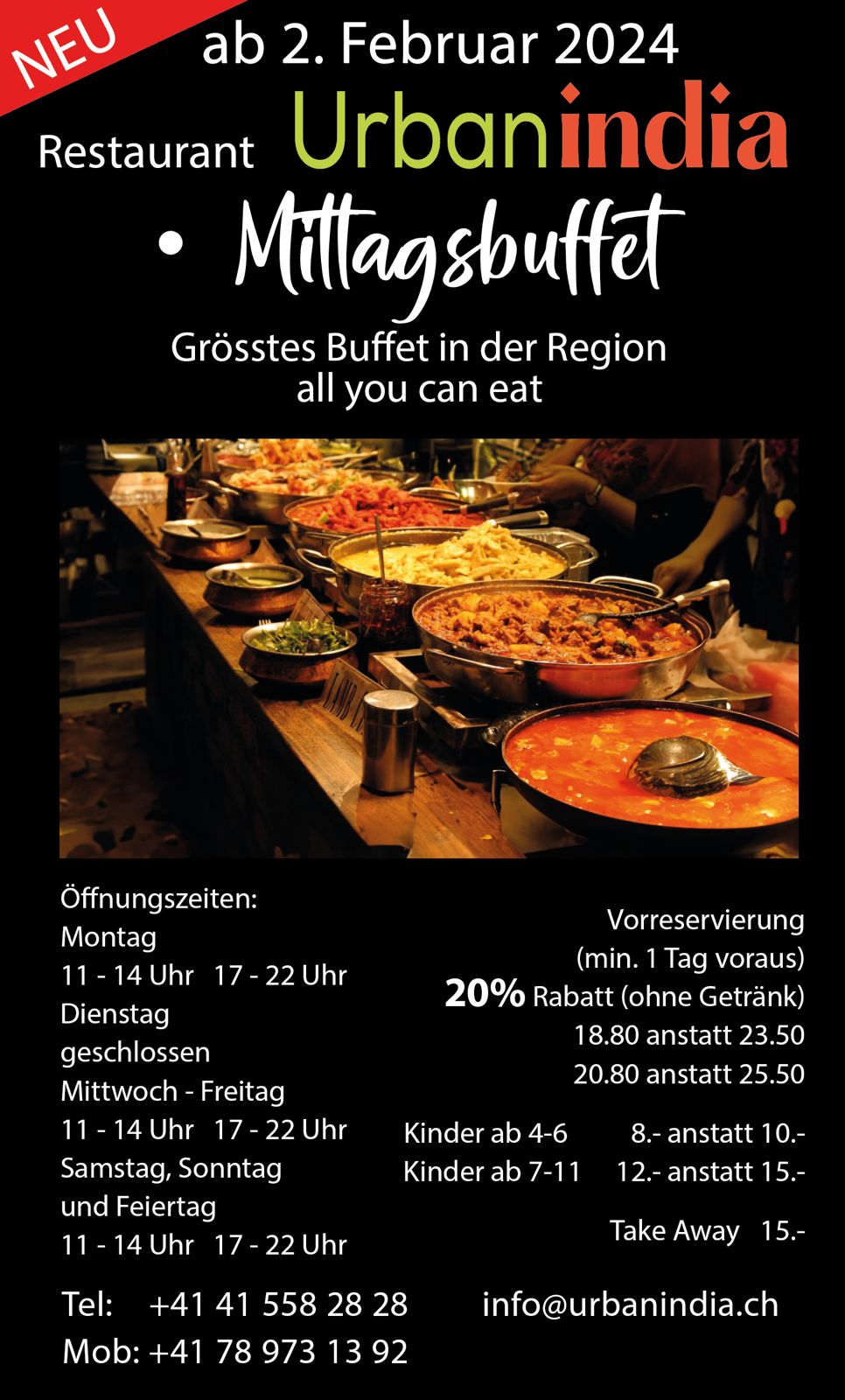 Urban India | Indisches Restaurant in Willisau